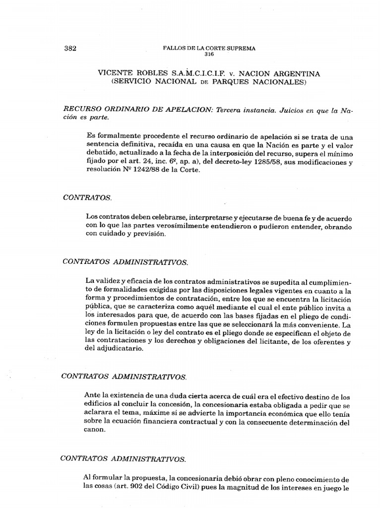 Fallo Vicente Robles | PDF