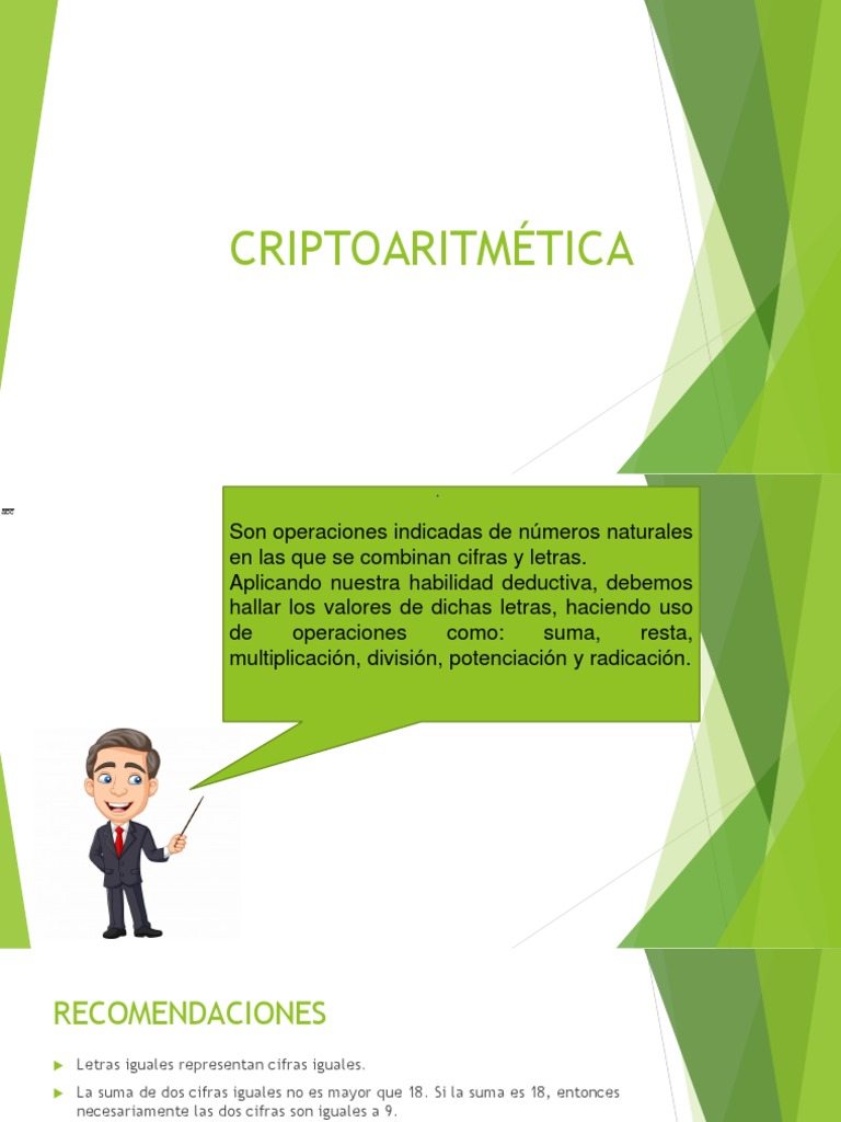 CRIPTOARITMÉTICA | PDF | Números | Álgebra abstracta