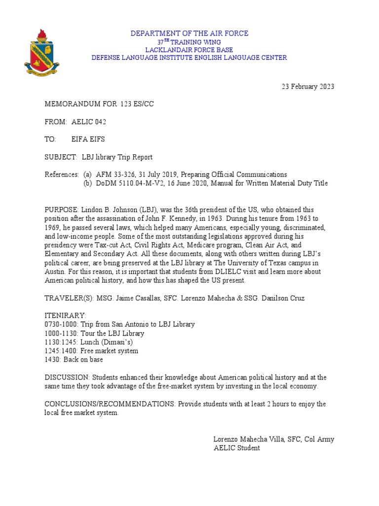 Memo Final | PDF