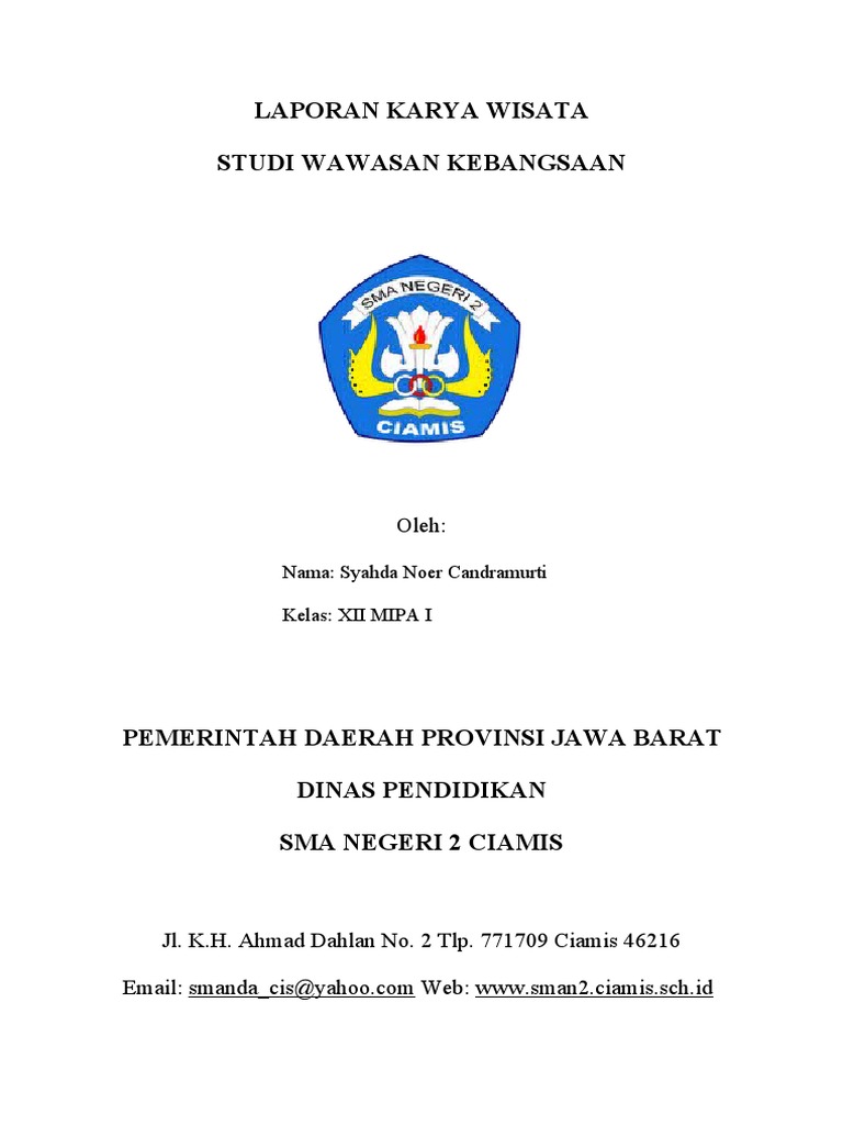 Laporan Karya Wisata | PDF