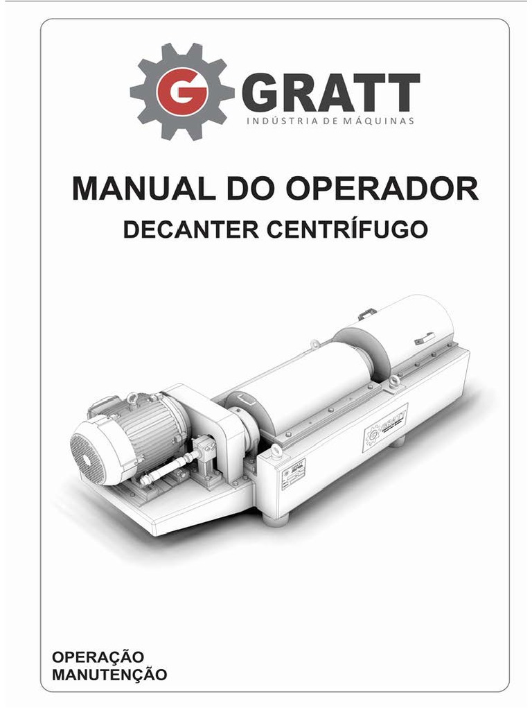 Decanter Gratt | PDF | Centrífuga | Líquidos