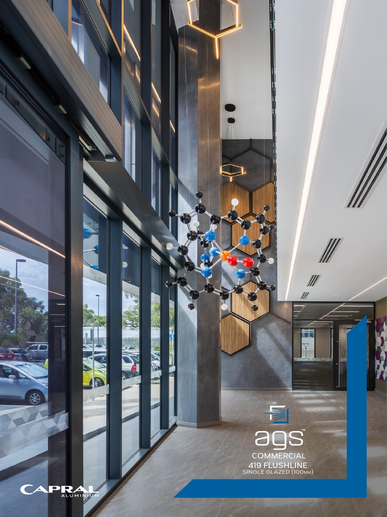 Capral AGS 419 Flushline SG - Brochure | PDF | Window | Architectural ...