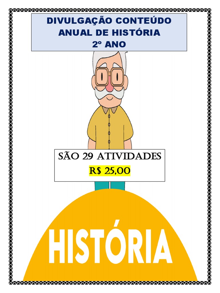 Atividades História - 2 Ano - Prof Moniza Materiais | PDF