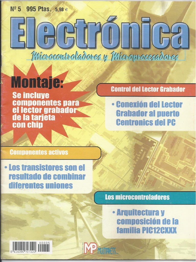 Electrònica, Microcontroladores y Microprocesadores (2000) - Libgen - Li | PDF