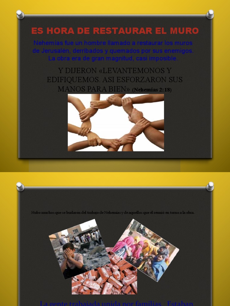 Es Hora de Restaurar El Muro | PDF