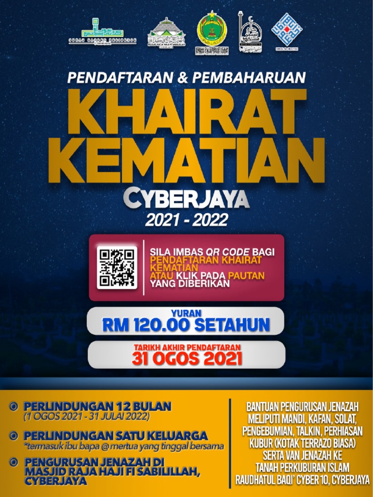 Iklan Khairat Kematian Cyberjaya 2021-2022 | PDF
