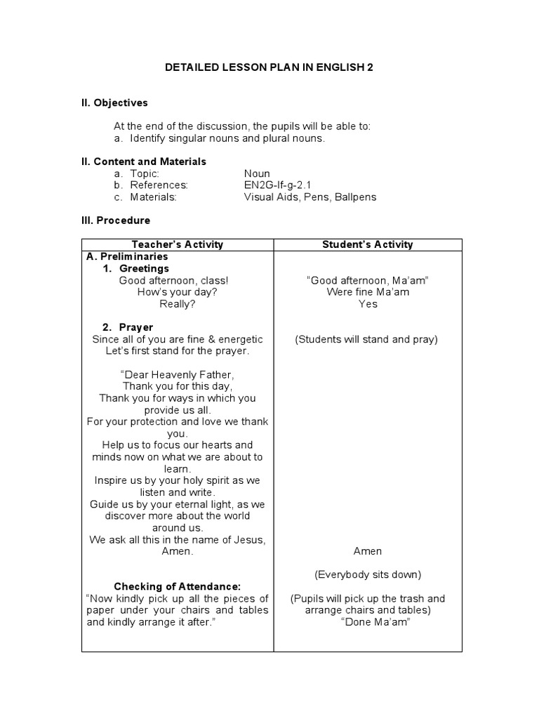 Regodo, Jerene (DLP English 2) | PDF | Plural | Grammatical Number