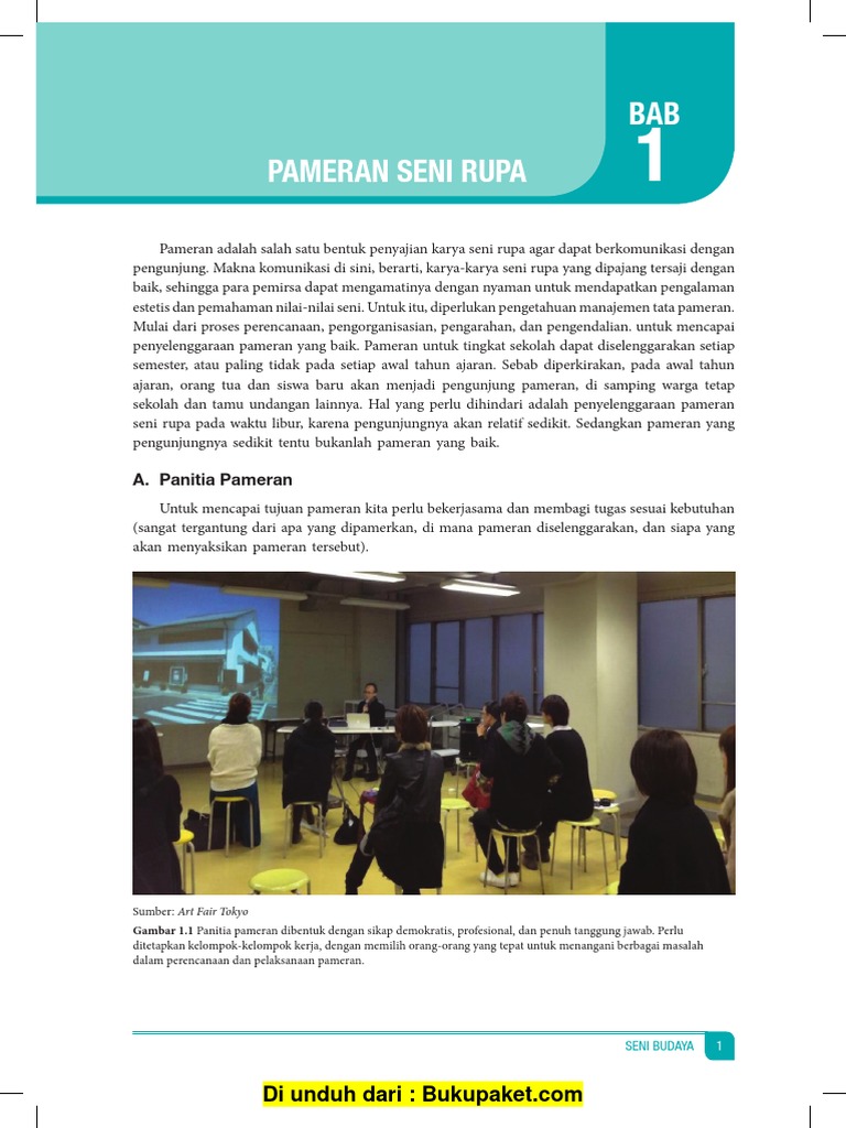 Buku Senbud Kelas 11 Bab 1 | PDF
