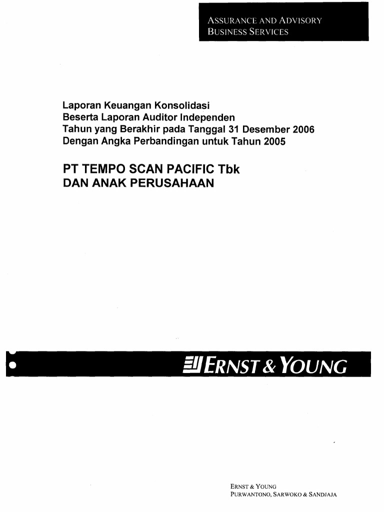FY 2006 TSPC Tempo+Scan+Pacific+Tbk | PDF