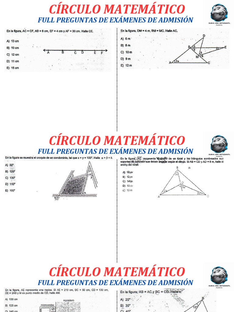 Círculo Matemático - Geometría 1 | PDF