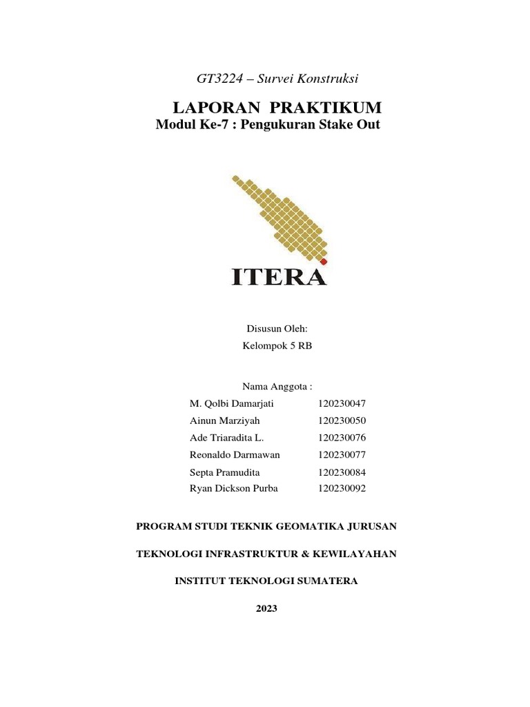 Pengukuran Stake Out dalam Survei Konstruksi | PDF