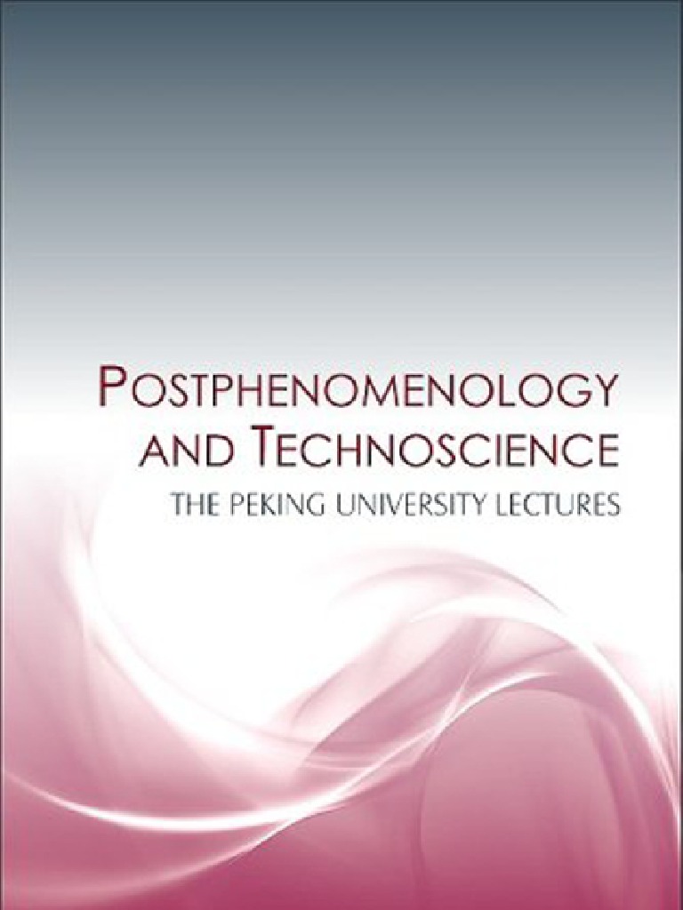 Ihde - Postphenomenology | PDF | Pragmatism | Phenomenology (Philosophy)