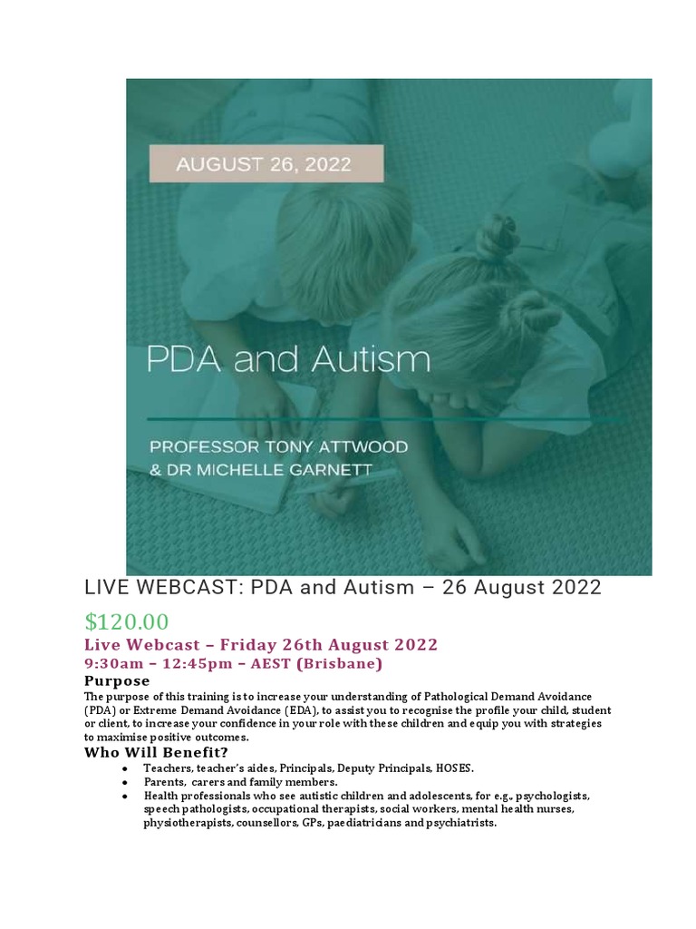 PDA and Autism | PDF