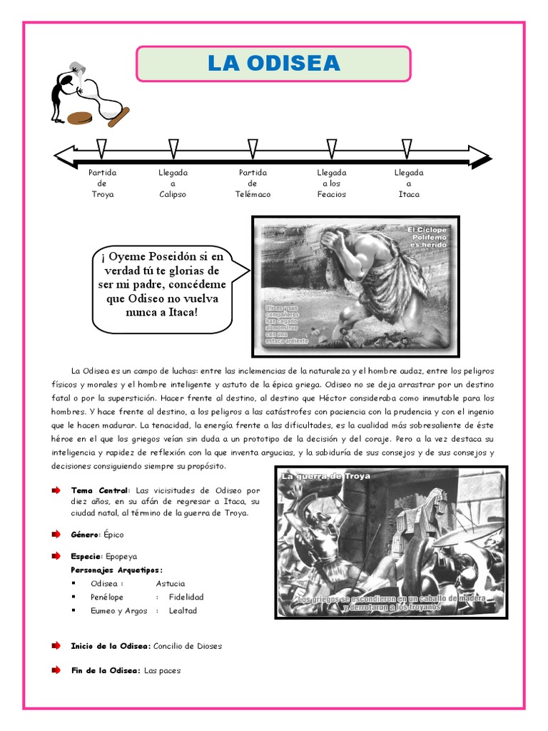 La Odisea | Descargar gratis PDF | Odisea | Odiseo