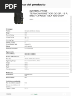 FICHA TÉCNICA Interruptores Termomagnéticos QO - QOB - QO115 | PDF ...