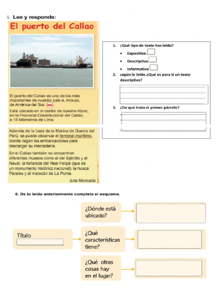 Texto Descriptivo El Callao | PDF