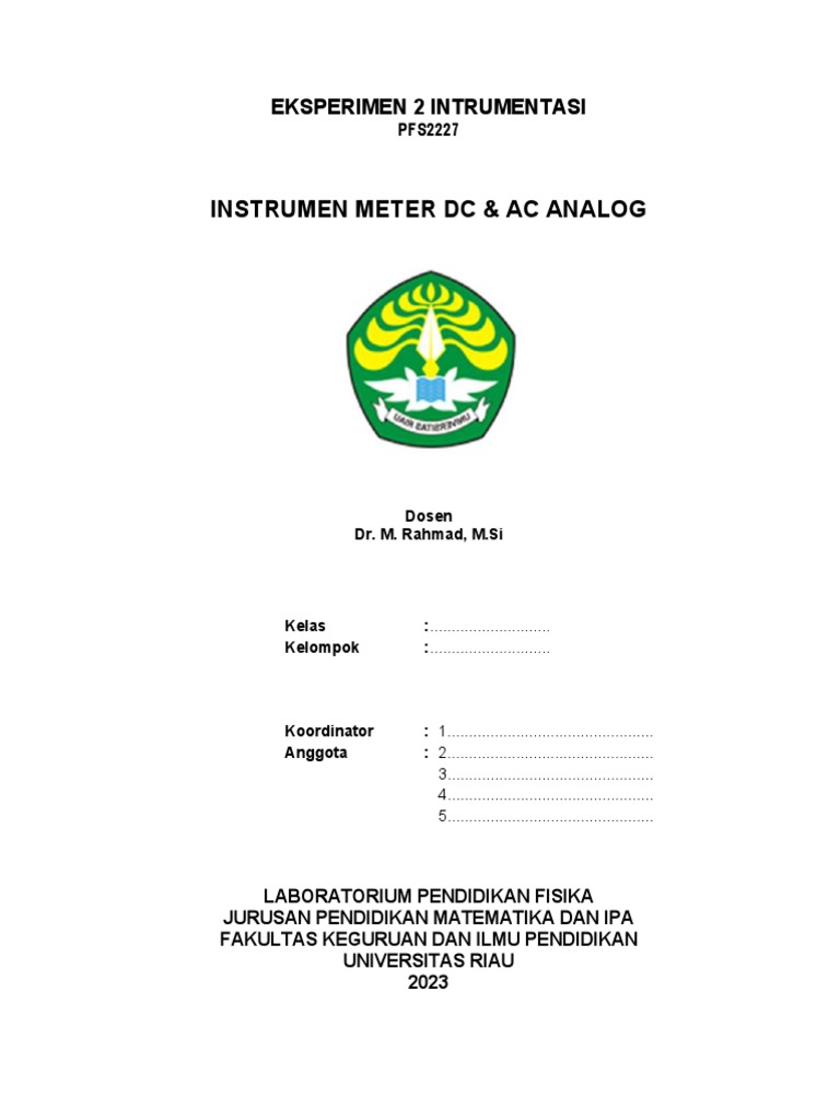 Eksperimen 2 | PDF