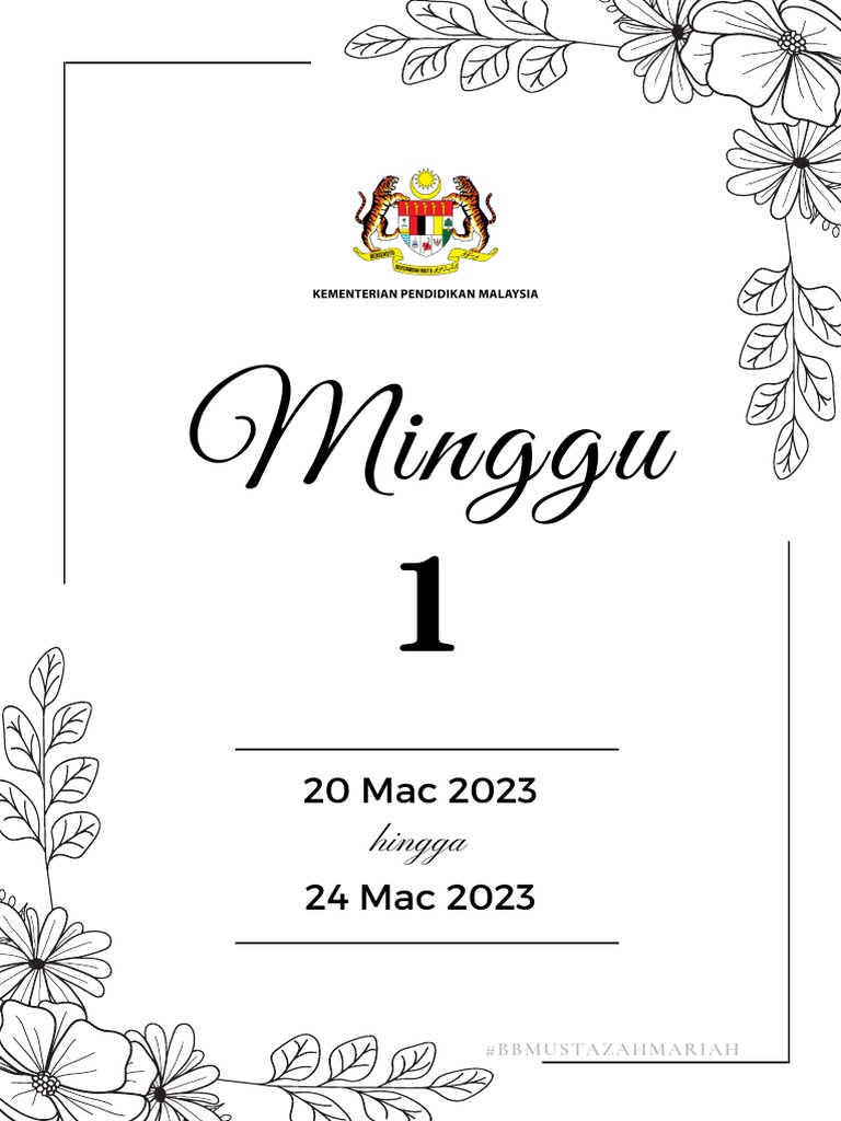 2023 Divider Mingguan Versi Jimat Ink (Kump B) | PDF