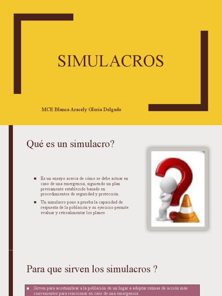 Simulacros | PDF | Simulación