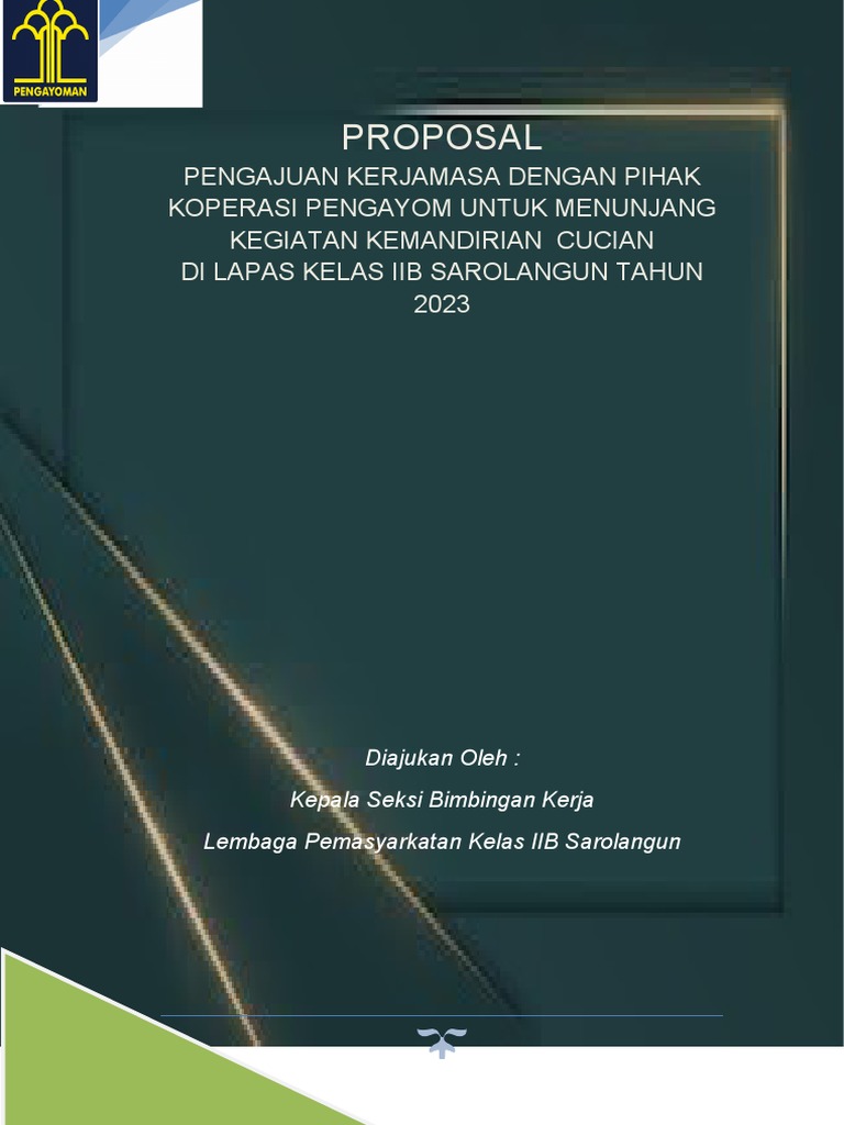 Proposal Car Wash | PDF