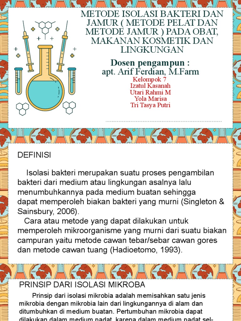 Metode Isolasi Bakteri Dan Jamur | PDF