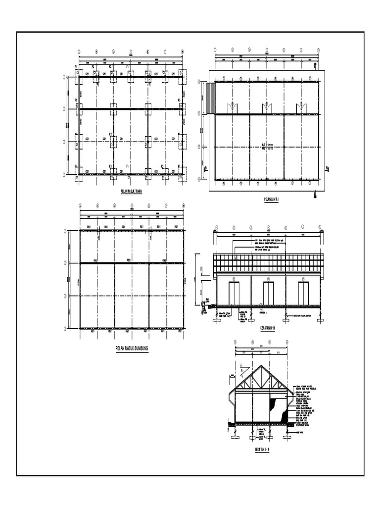 Pelan Rasuk Bumbung | PDF
