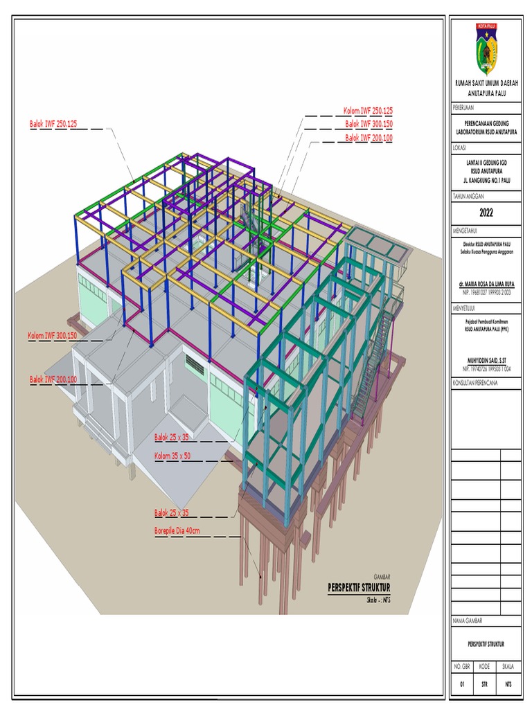 02 Struktur Lab Lantai 2 Lelang | PDF