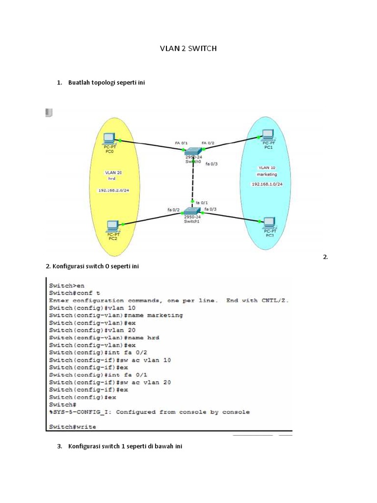 Vlan 2 Switch | PDF | Teknologi & Rekayasa