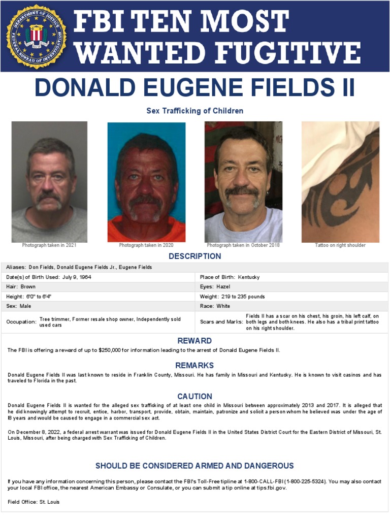 Donald Eugene Fields II | PDF | Justice | Crime & Violence