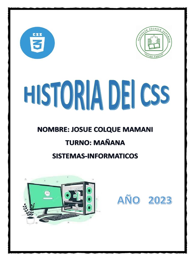 Historia Del Css | PDF | Red mundial | Internet y web