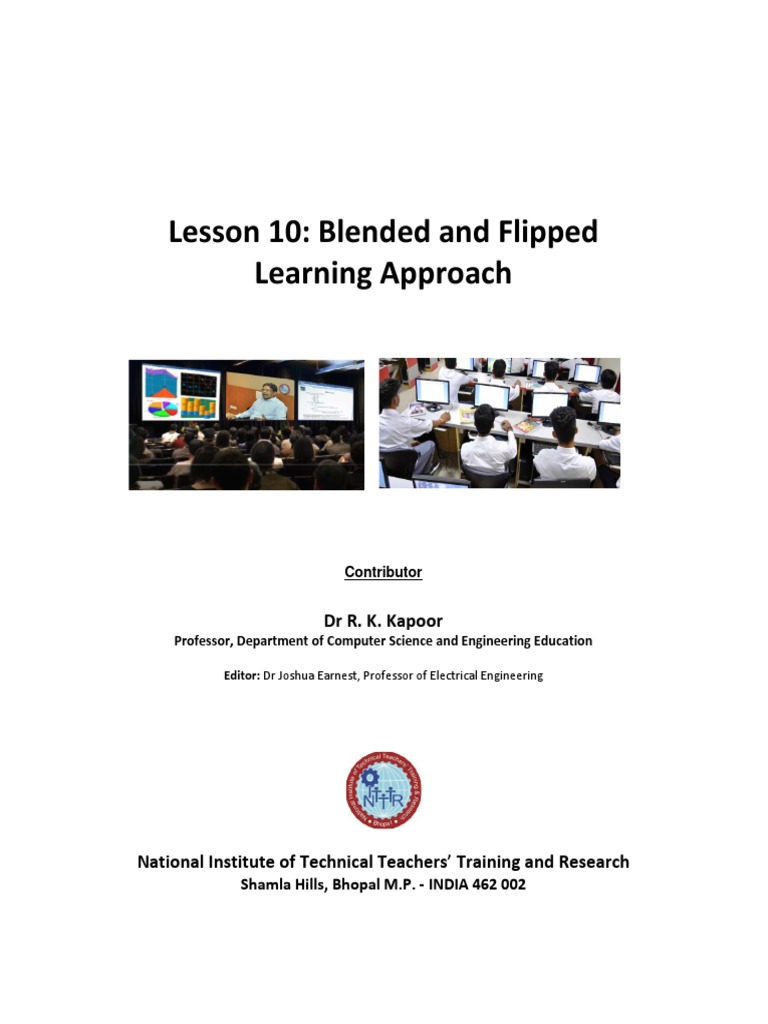 L10-Blended and Flipped Learning Approach Modified | PDF | Learning ...