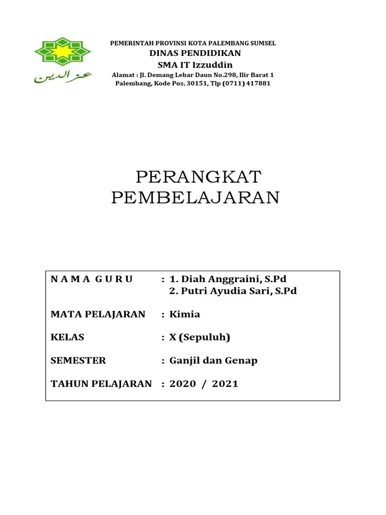 Cover RPP | PDF