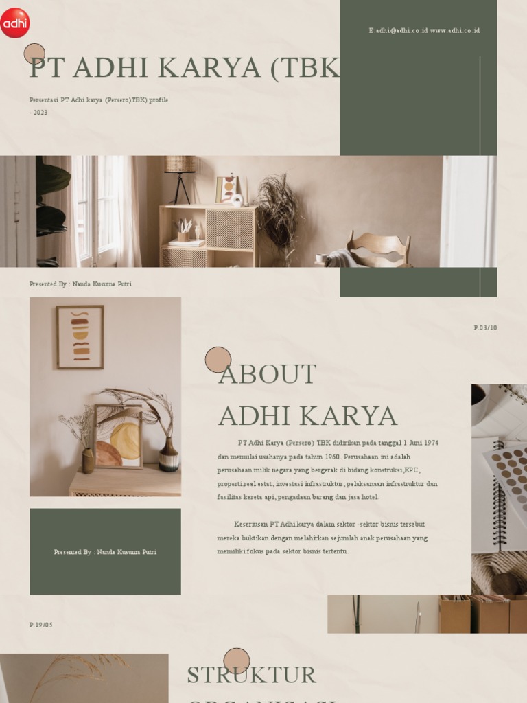 Company Profil PT ADHI KARYA TBK | PDF