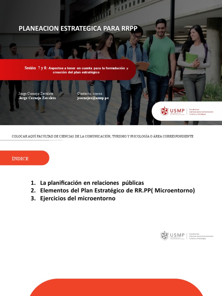 Planificación Estratégica en RRPP | PDF | Mercado (economía) | Planificación