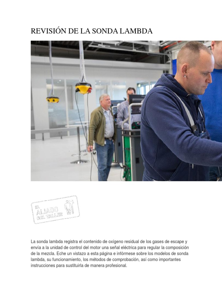 Revisión de La Sonda Lambda | PDF | Ciencias fisicas | Química