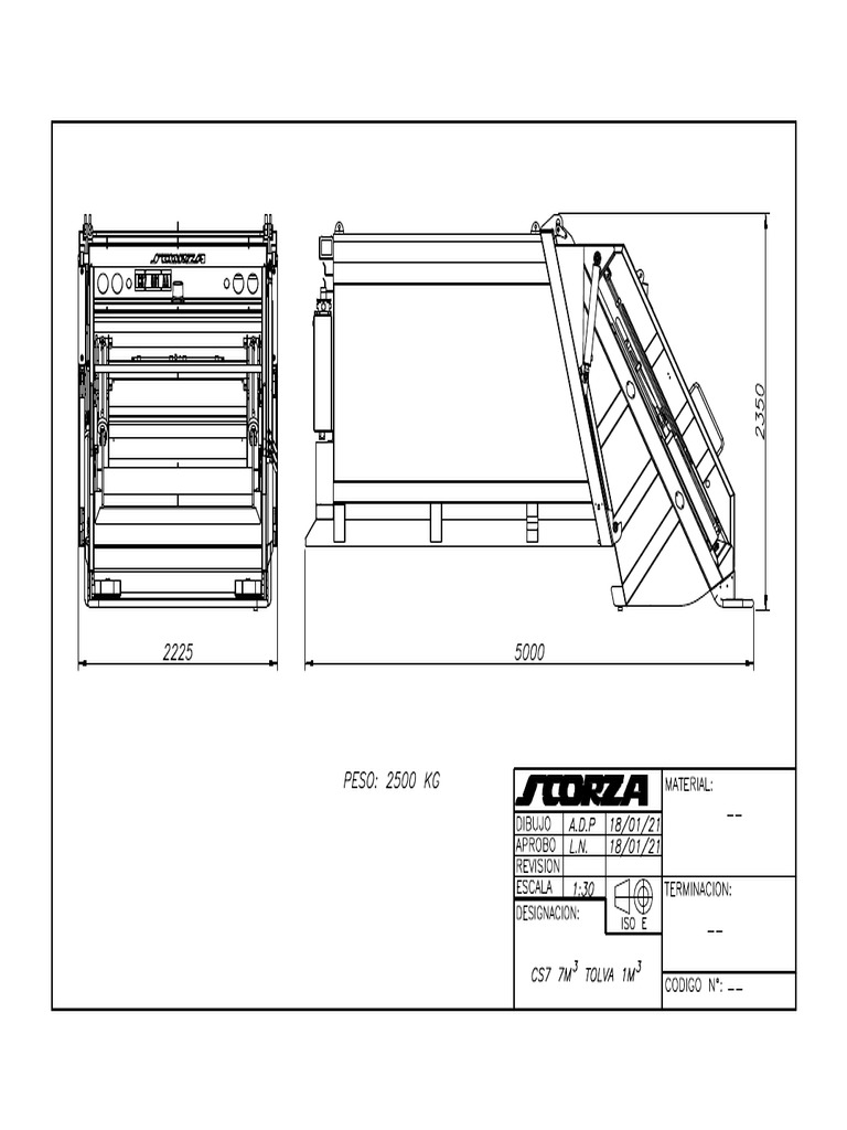 Cs7 7m3 Tolva 1m3 | PDF