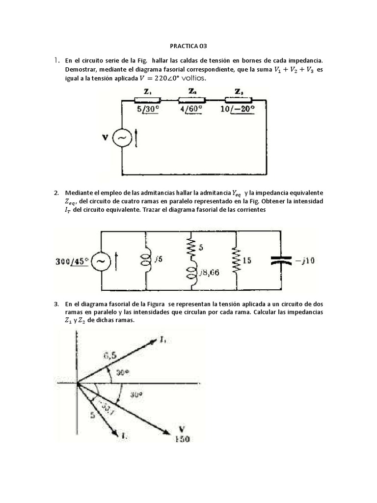 Practica De Circuitos C2 Pdf