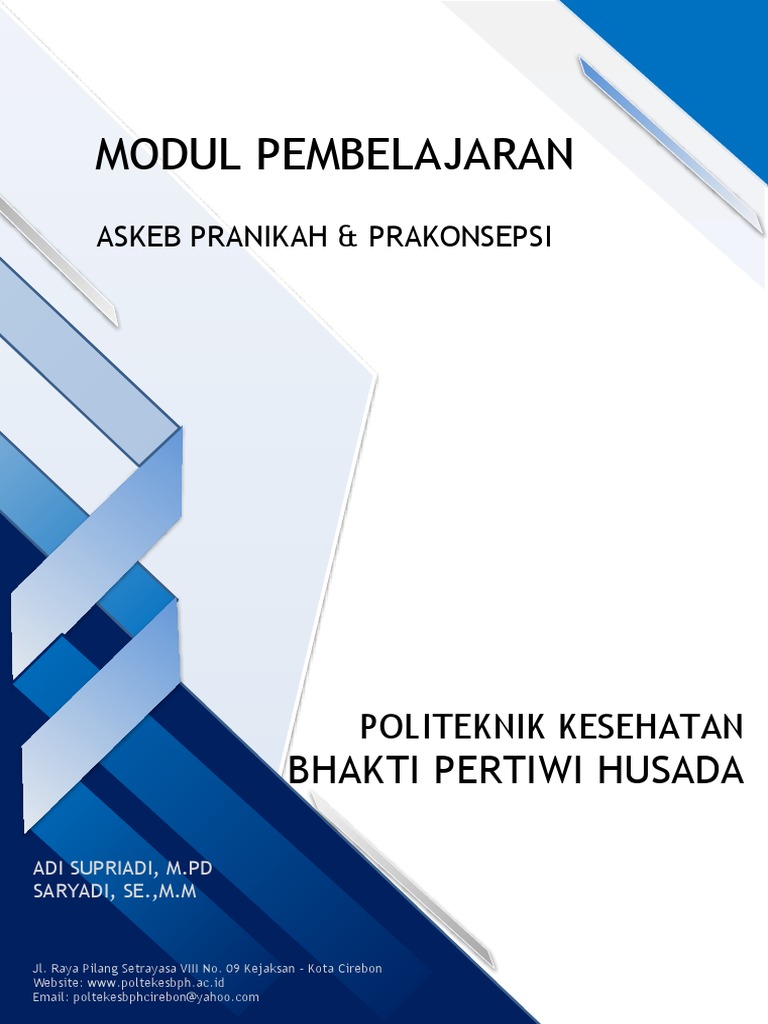 Modul Asuhan Kebidanan Pranikah Dan Prakonsepsi | PDF Modul Asuhan Kebidanan Pranikah Dan Prakonsepsi | PDF