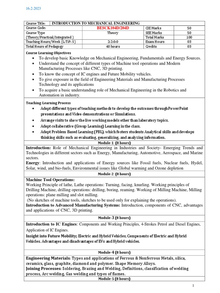 BESCK104D | PDF | Engineering | Mechanical Engineering