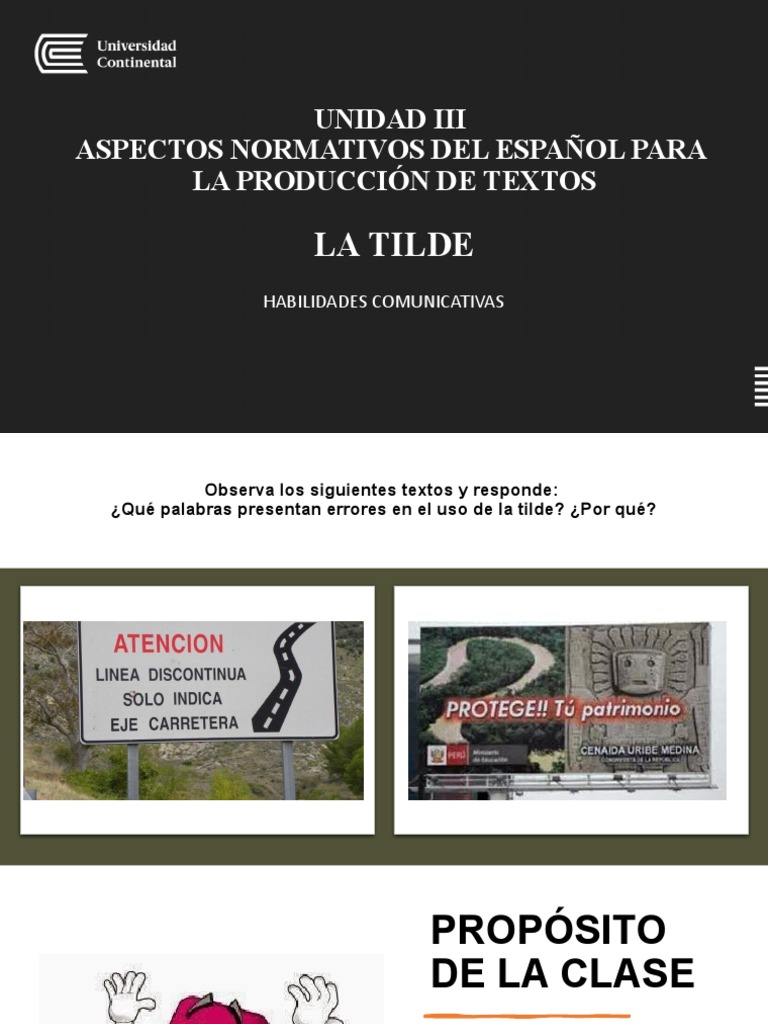 Semana 9 - Uso de La Tilde | PDF | Fobia | Lingüística