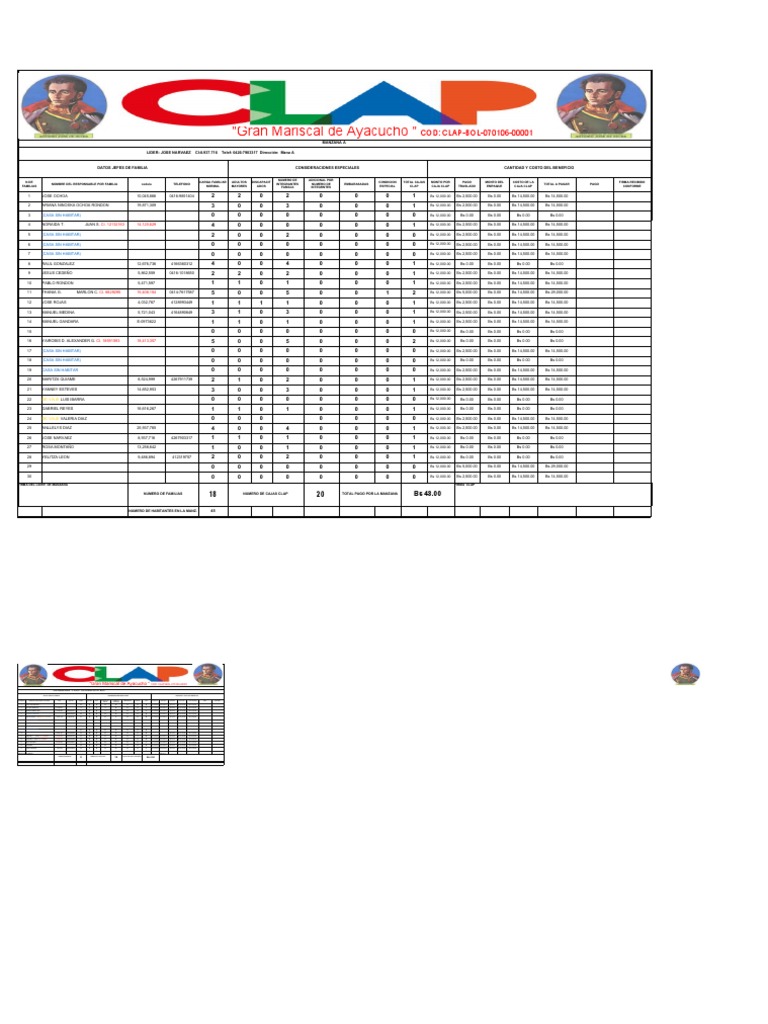 Censo Clap Agosto 2021 Oswaldo Flores | PDF