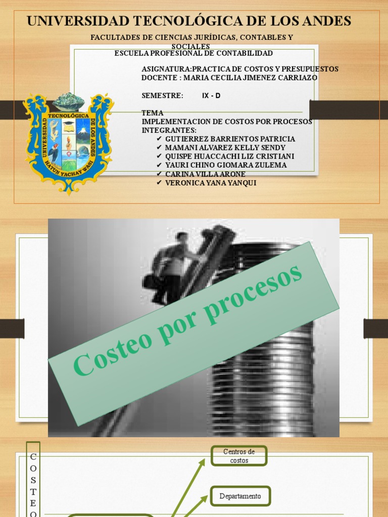 Imp. Costos Por Procesos | PDF | Contabilidad | Economias