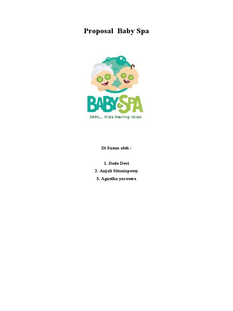 proposal baby and spa | PDF