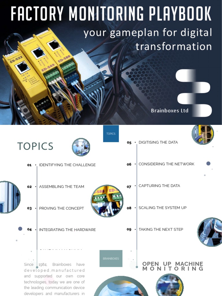 New Factory Monitoring Playbook | PDF | Computer Network | Internet Of ...