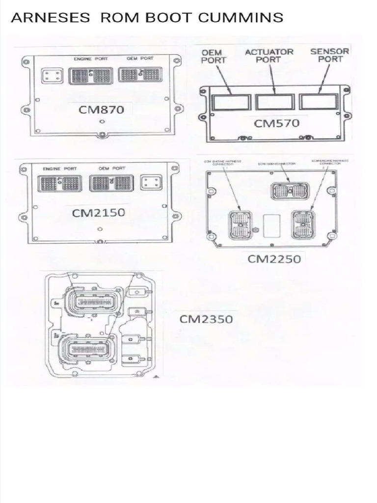 PDF Arneses Rom Boot Cummins - Compress | PDF