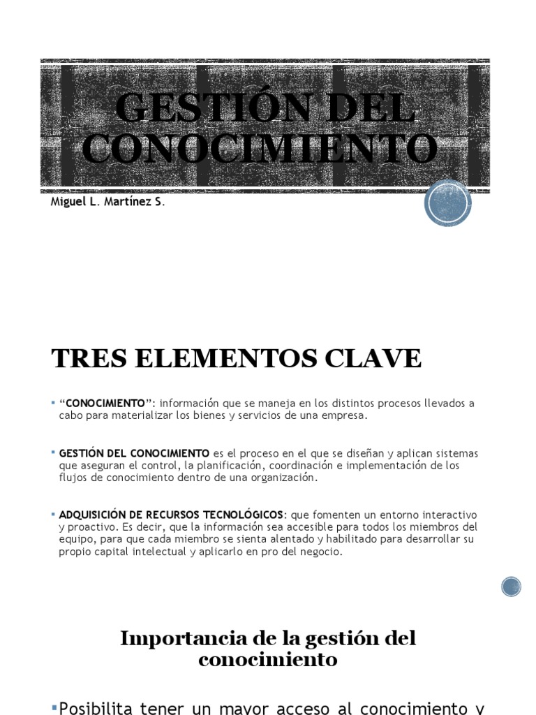 Gestion Del Conocimiento | PDF | Conocimiento administrativo | Business