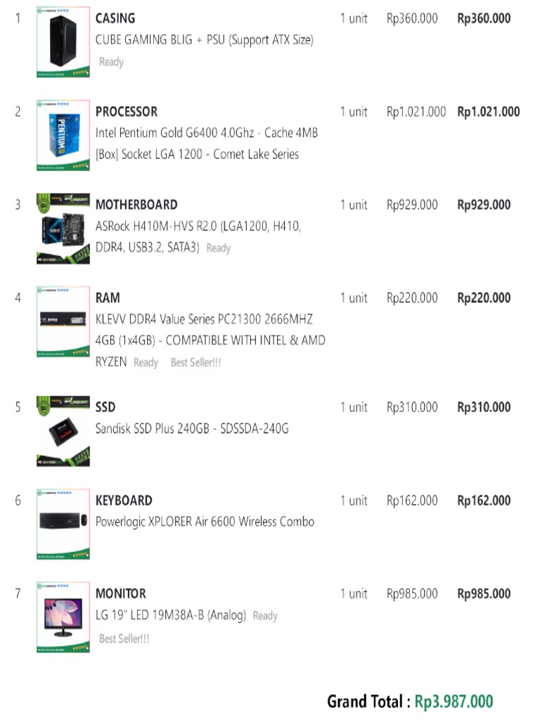 Local Preview (Sementara) Simulasi Enterkomputer Jual Beli Online Komputer, Rakit PC, Termurah ...