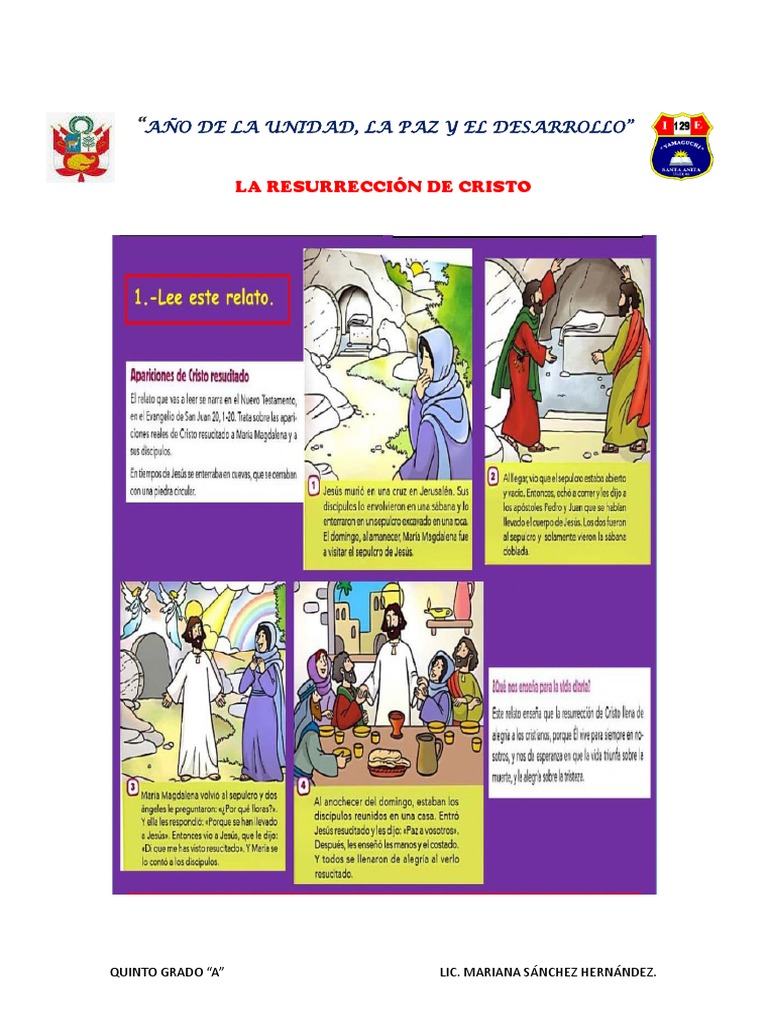 Religión - La Resurrección de Jesús | PDF