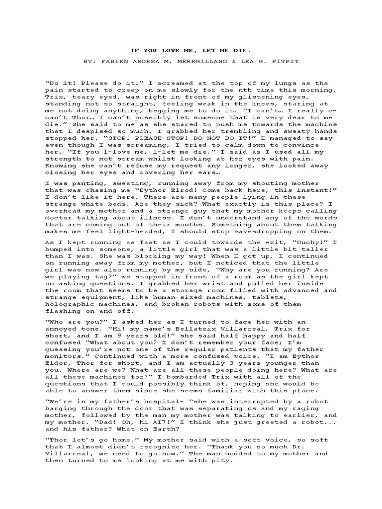 Kill Me | PDF | Clinical Medicine