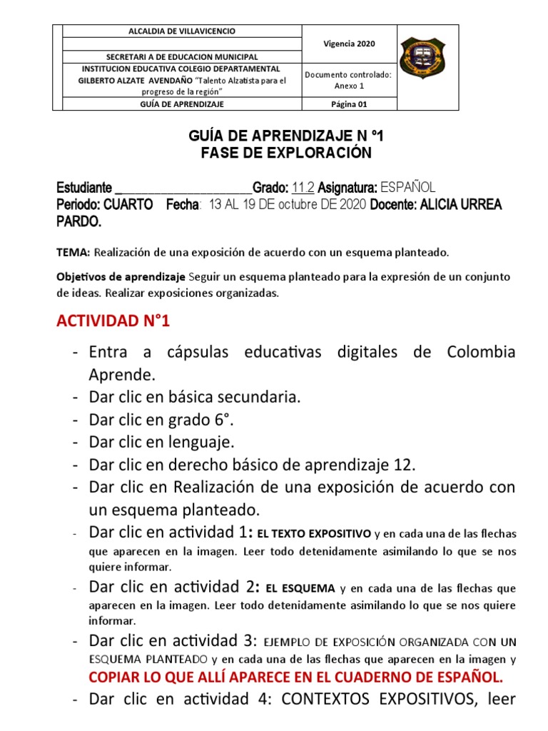 Guia #1 11.2 Cuarto Periodo | PDF | Método científico | Razonamiento deductivo